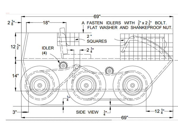 6 Wheeled ATV Go Kart Plans With Engine Vehicle – The Best DIY Plans Store