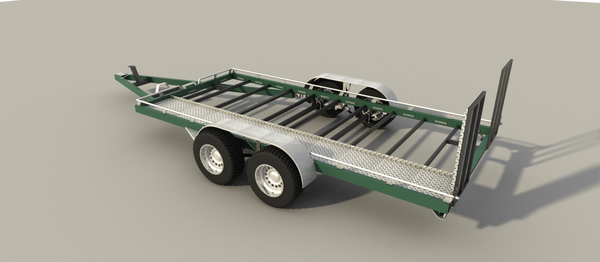 Car Trailer Hauler Plans DIY Homemade Open Auto Carrier – The Best DIY ...