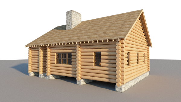 Tower Log Cabin Loft