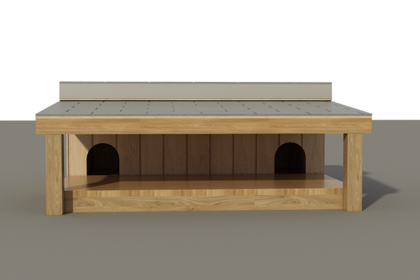 Multi Dog House With Covered Porch - DIY Dog House Plans – The Best DIY ...